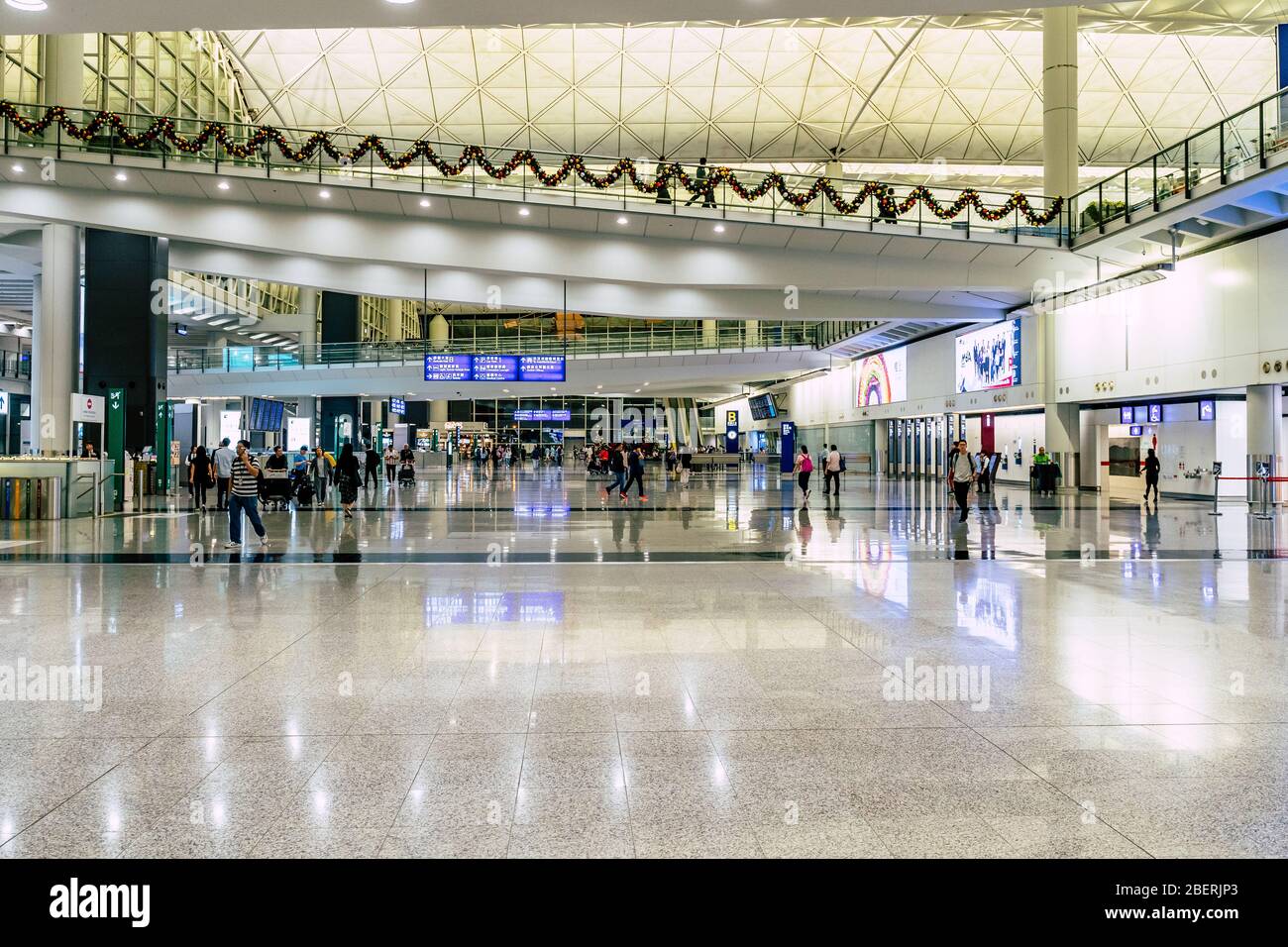 Hong Kong International Airport. Hong kong airport terminal Stock Photo ...