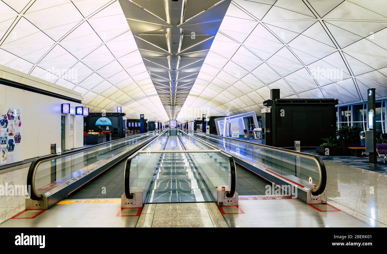 Hong Kong International Airport. Hong kong airport terminal Stock Photo ...