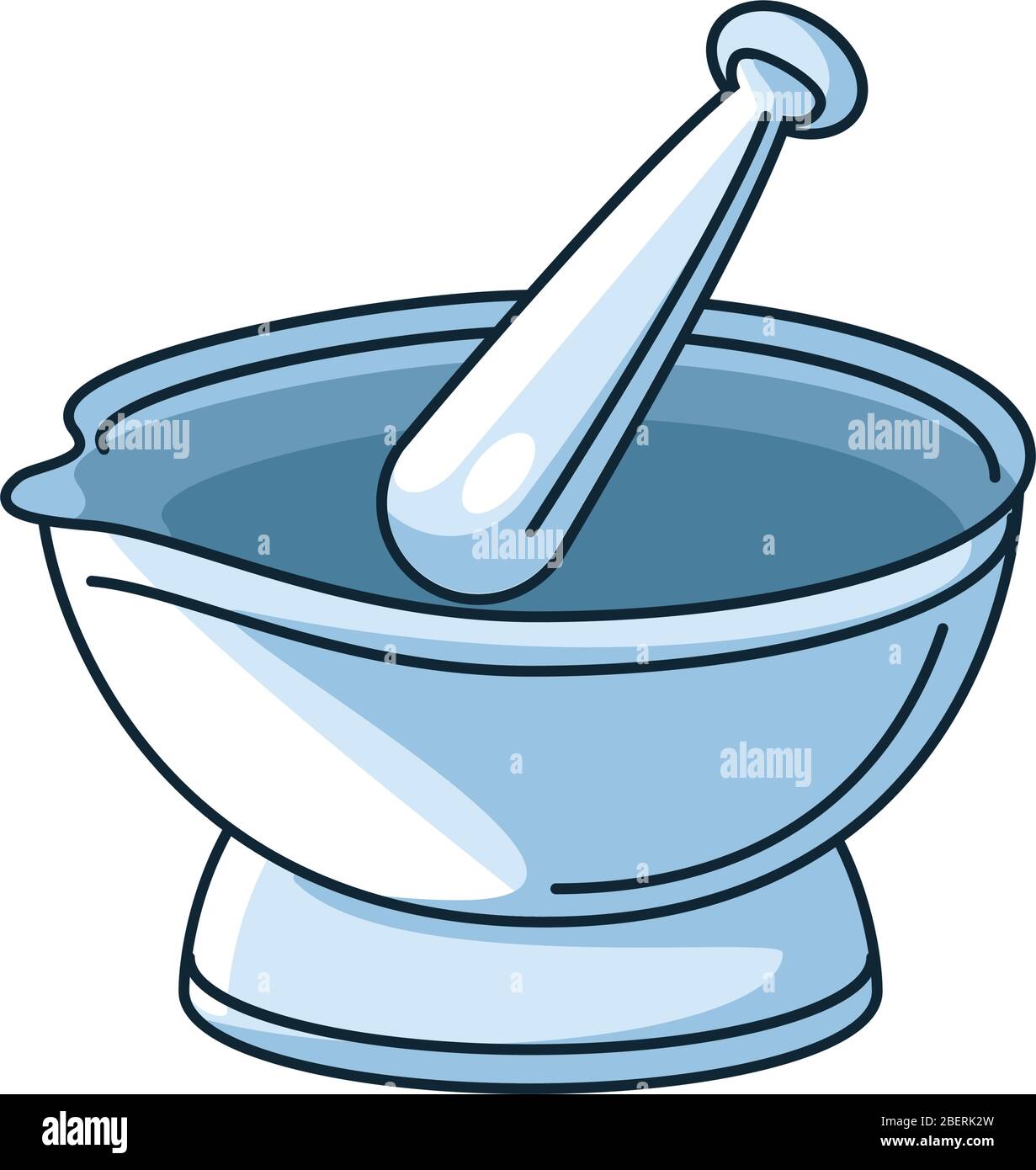 chemical bowl on white background vector illustration design Stock ...