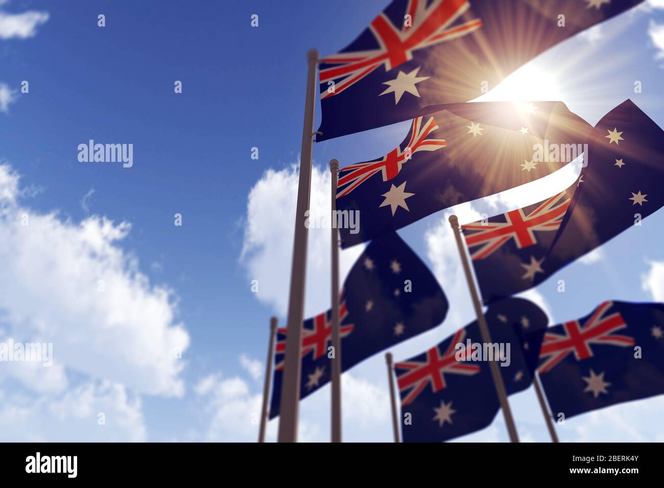 Multiple australian national flags hi-res stock photography and images ...