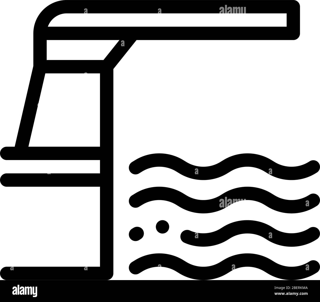 water level meter icon vector outline illustration Stock Vector Image ...