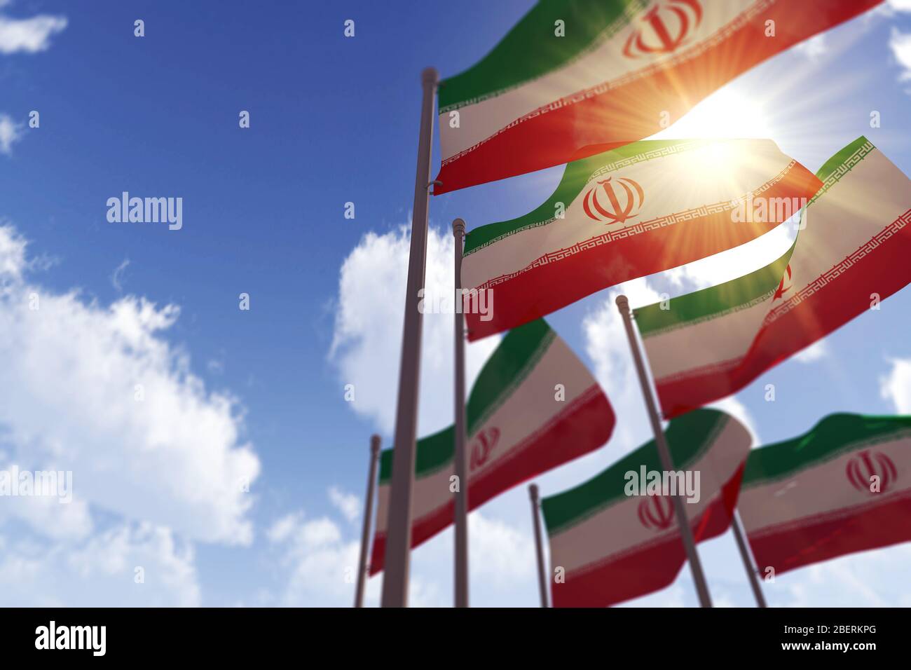 Iranian official flag hi-res stock photography and images - Alamy