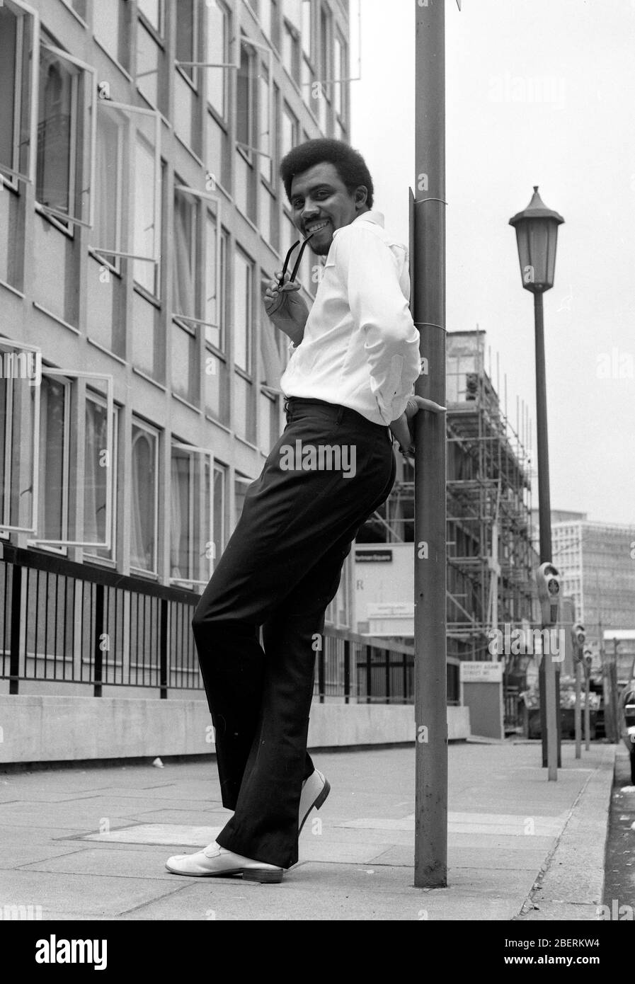 American soul singer Jimmy Ruffin in London 1969 aged 32 Stock Photo ...