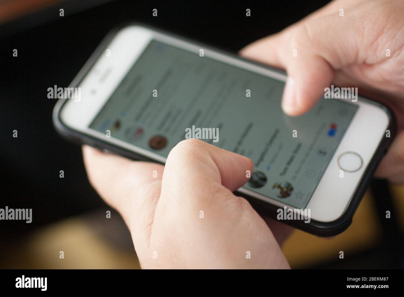 Men typing hi-res stock photography and images - Alamy