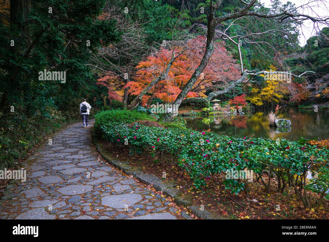 Naritasan Shinshoji Temple was attached with Naritasan Park in Narita ...