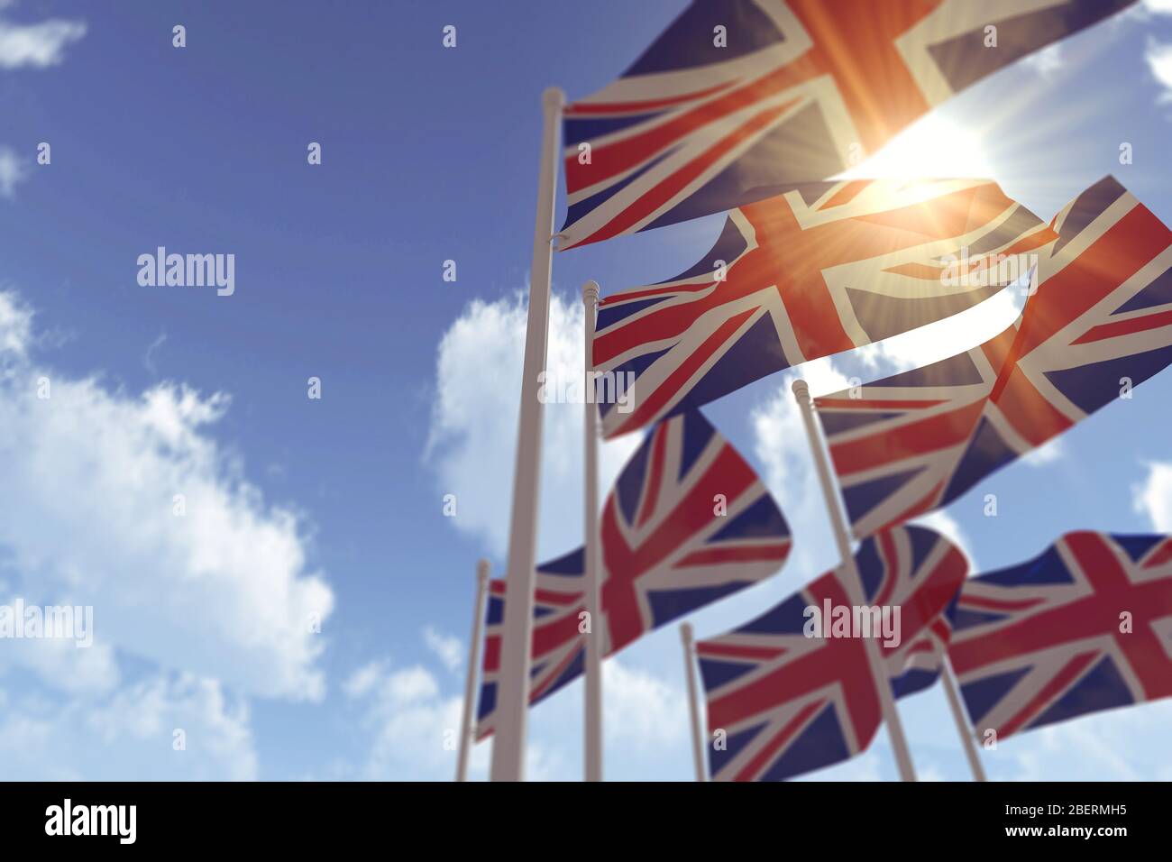 Multiple union jack flags hi-res stock photography and images - Alamy