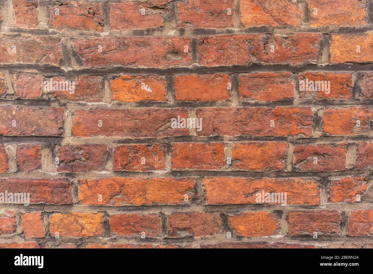 Classic Red Brick wall. Rustic Style. Close-up photo Stock Photo - Alamy