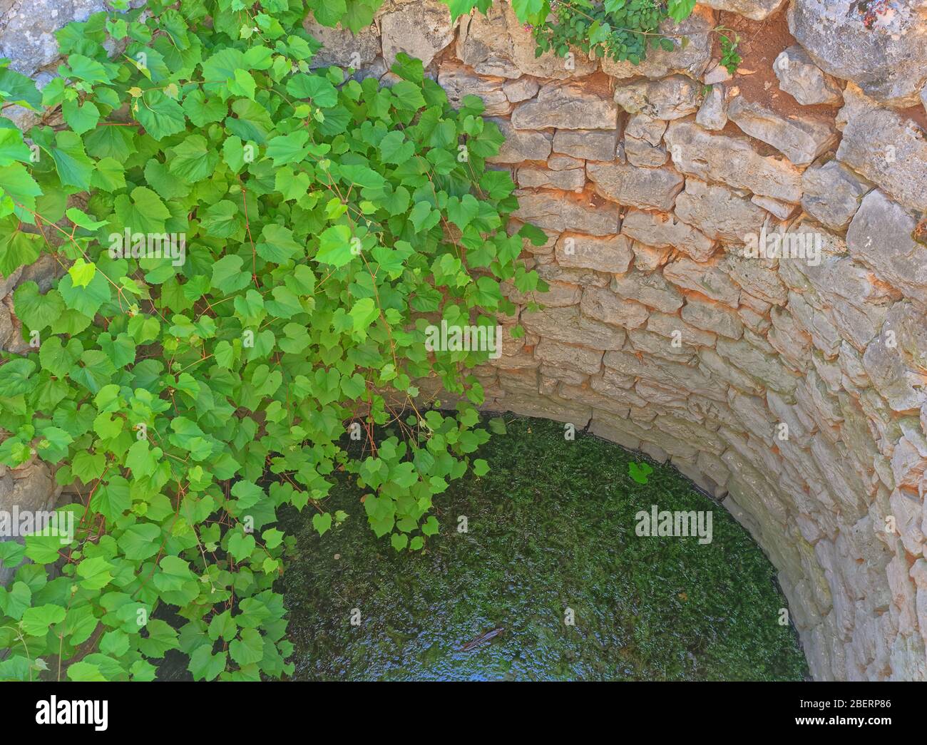 Celtic well in Dalmatian hinterland Stock Photo - Alamy