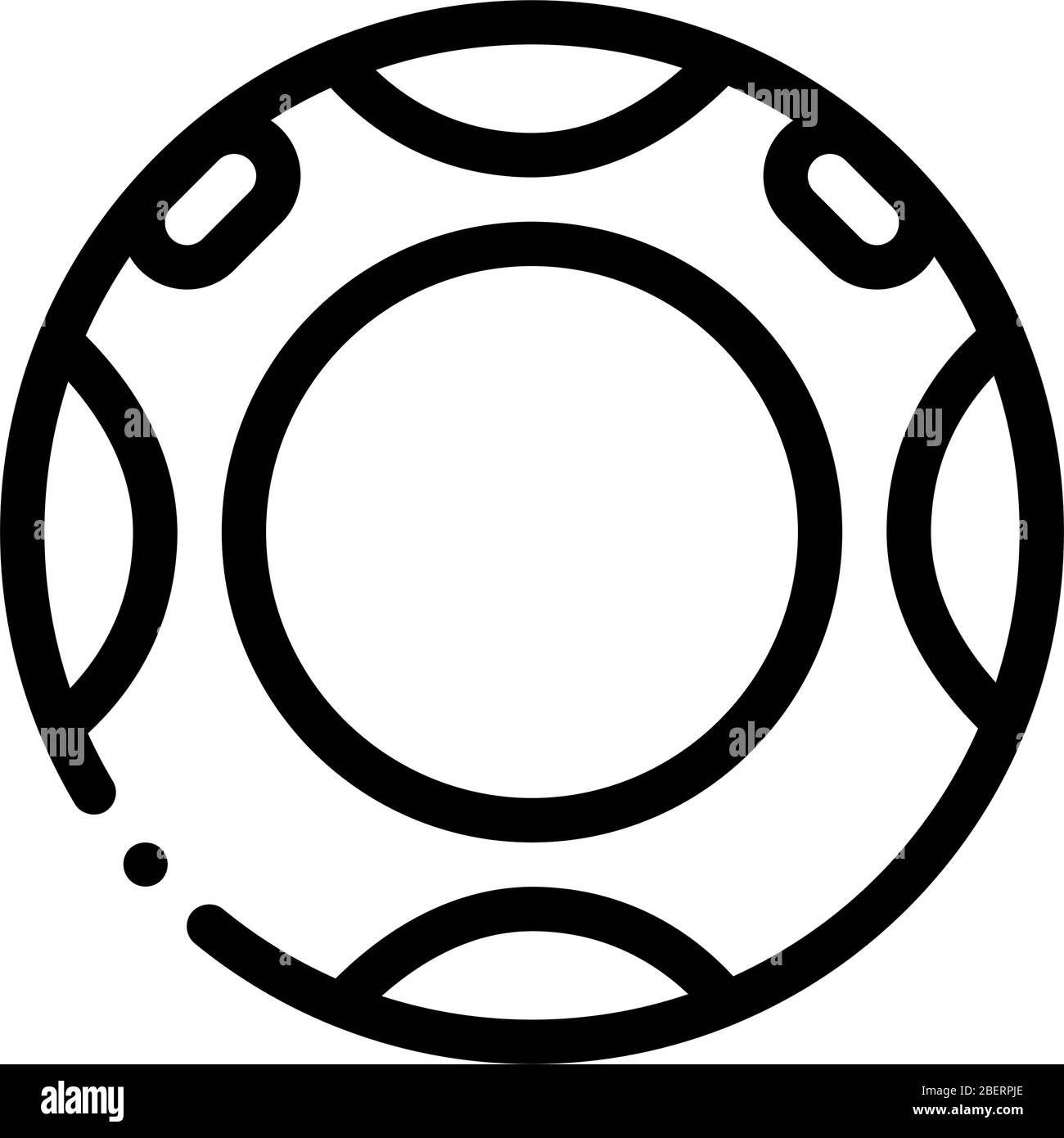 water rubber ring icon vector outline illustration Stock Vector Image ...
