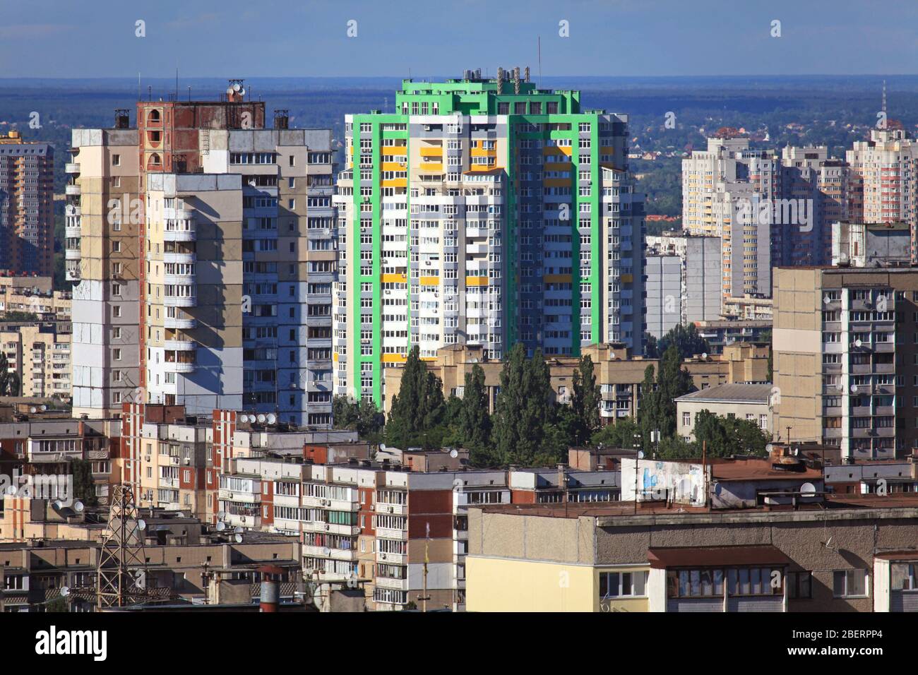 Kiev ukraine high rise apartment building hi-res stock photography and ...