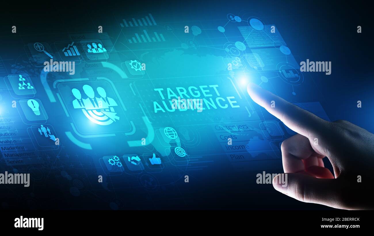 Target audience customer segmentation marketing strategy concept on ...
