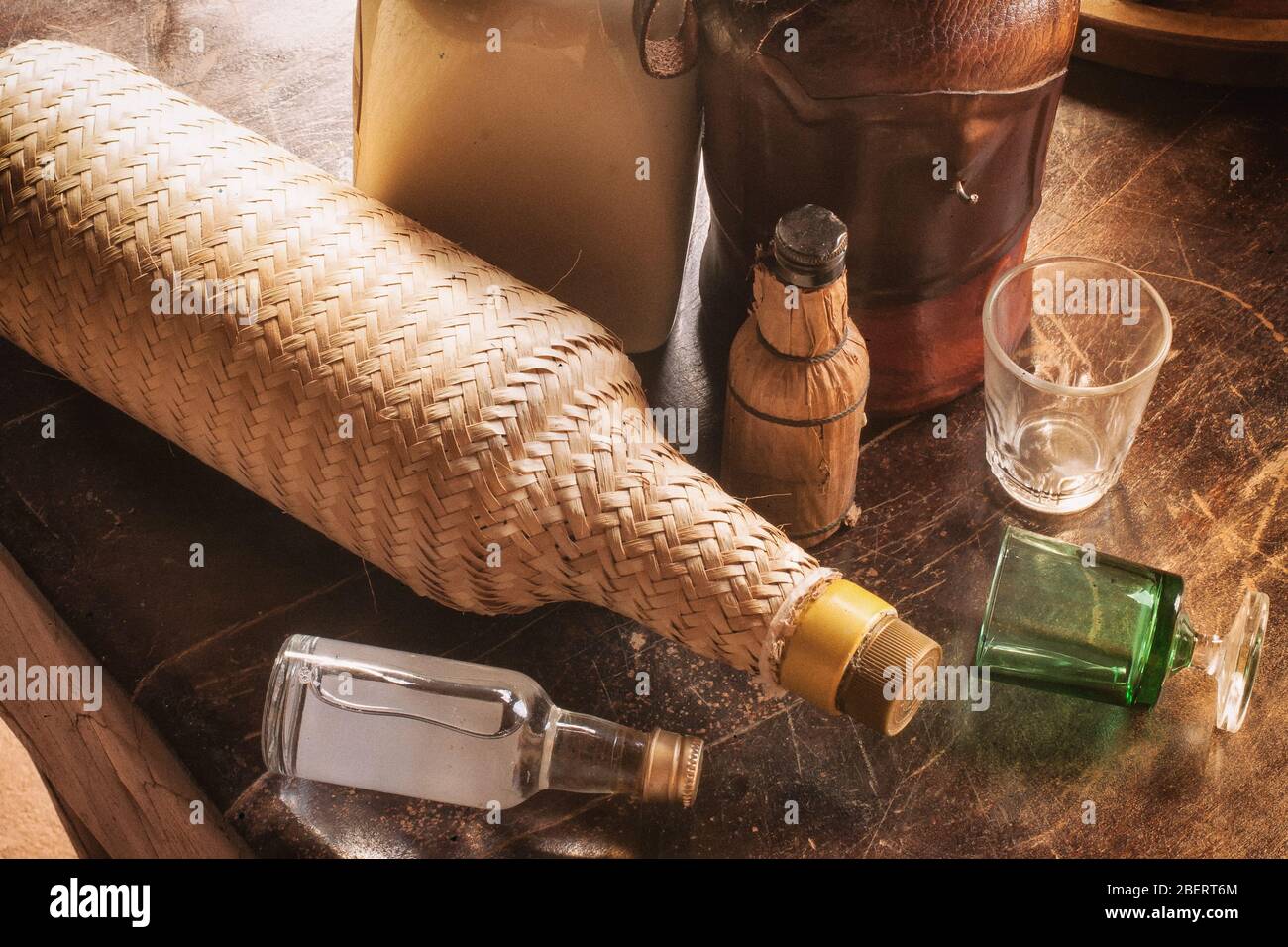 Traditional Brazilian Cachaça. Used to make the drink caipirinha Stock ...