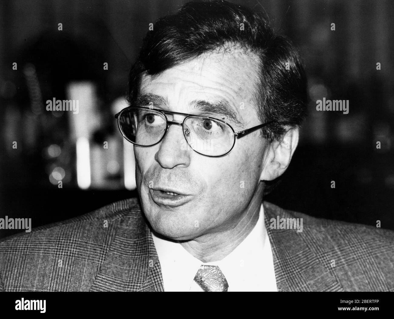 Philippe Vasseur, Vice-President of Parti Republicain, Lyon, Circa 1995 ...