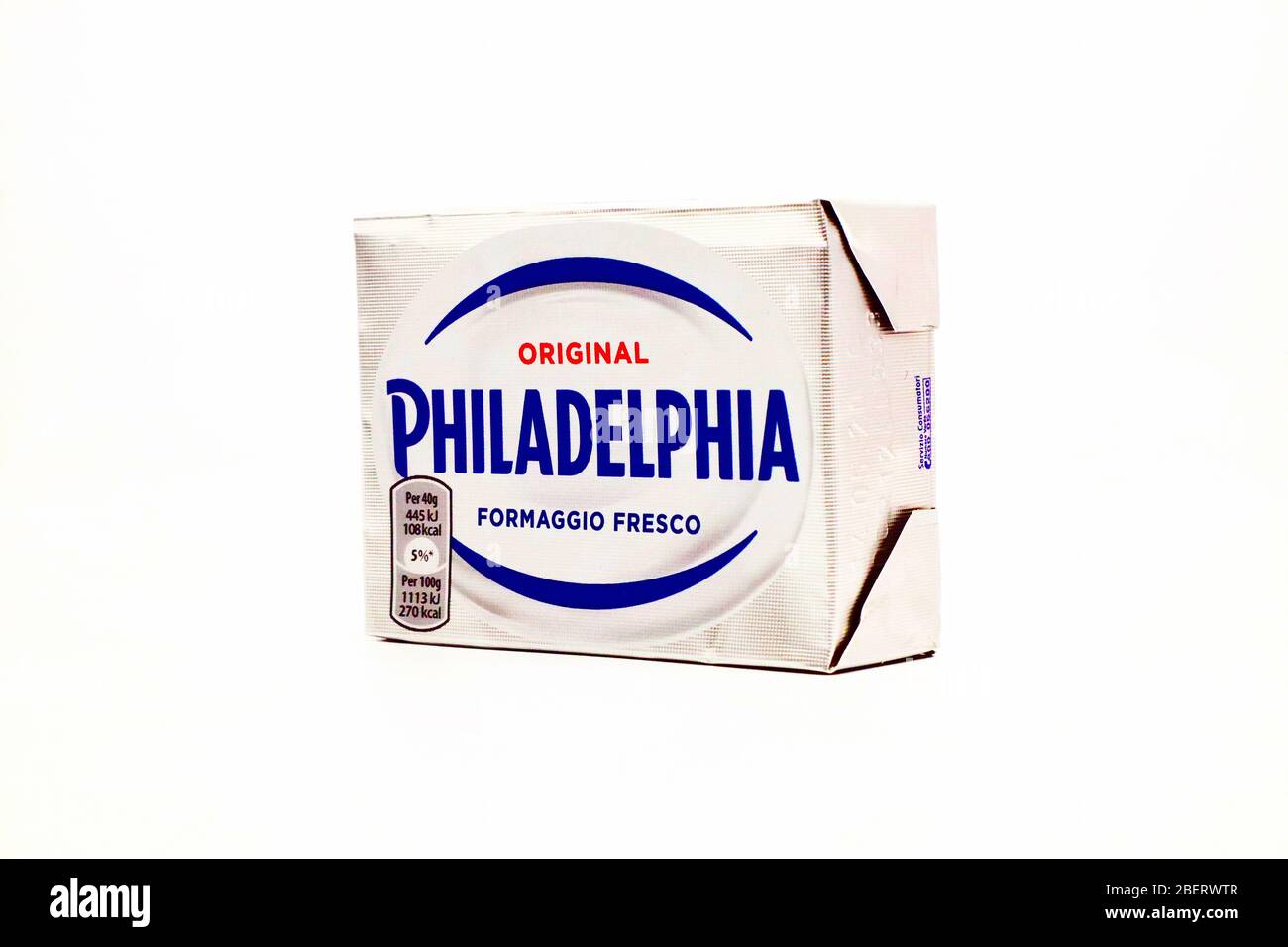 PHILADELPHIA Cheese. PHILADELPHIA is a brand of Mondelez Stock Photo ...