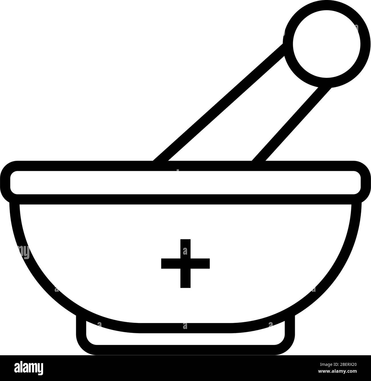 mortar icon vector outline design Stock Vector Image & Art - Alamy