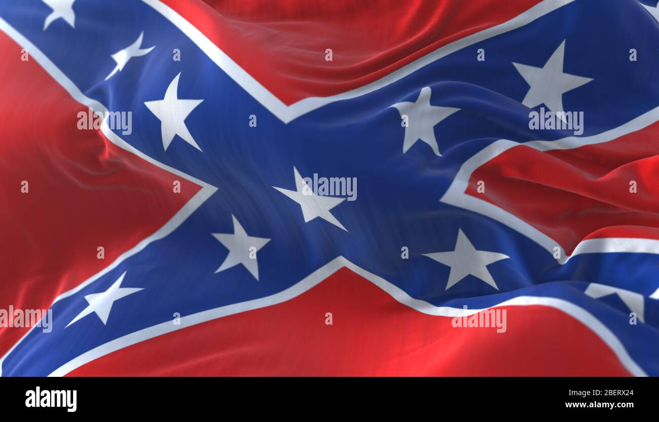 Flag of the Confederate States of America also called Navy Jac Stock ...