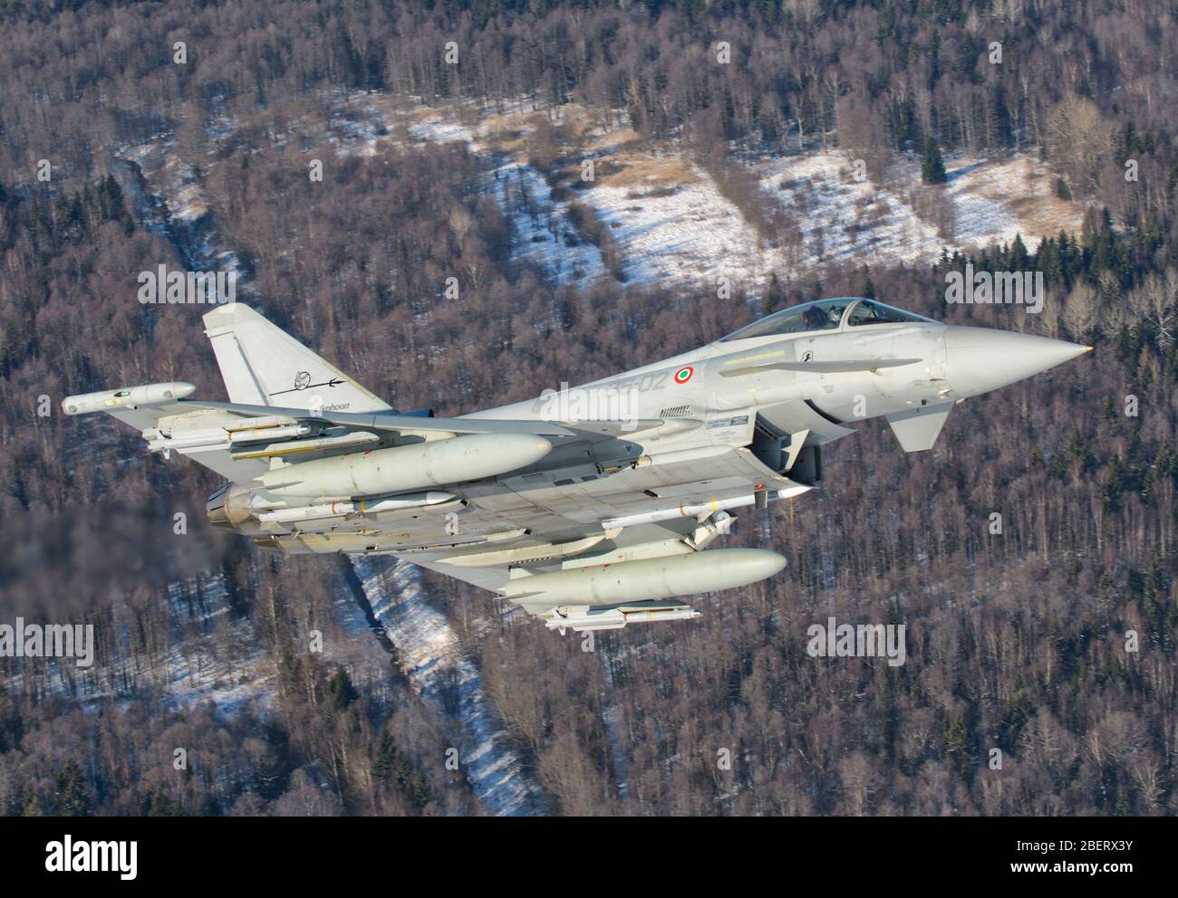 Italian Air Force Eurofighter Typhoon during NATO Baltic Air Policing ...
