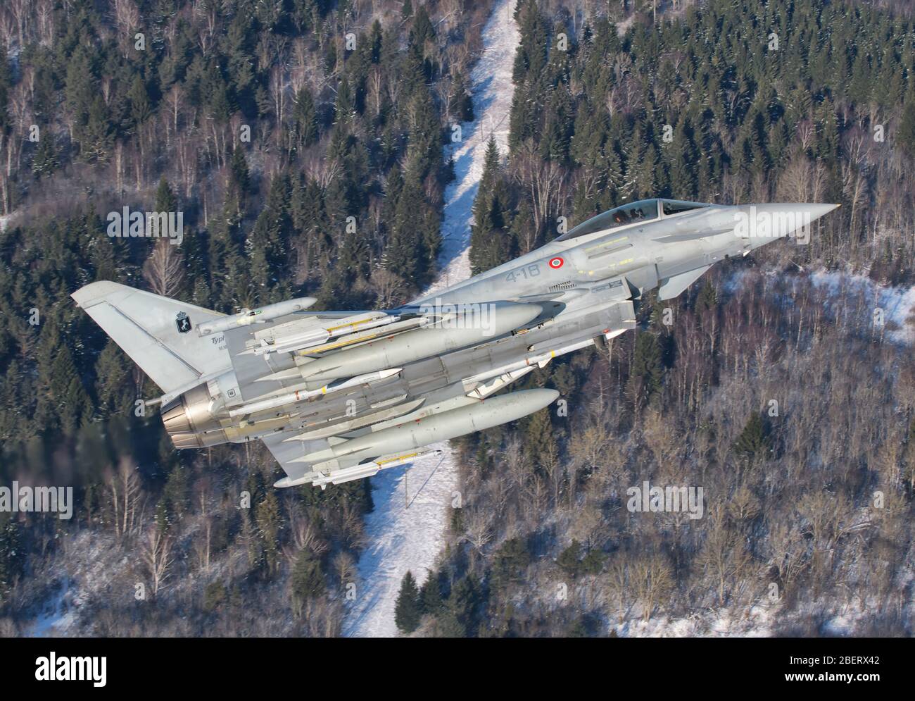 Italian Air Force Eurofighter Typhoon during NATO Baltic Air Policing ...