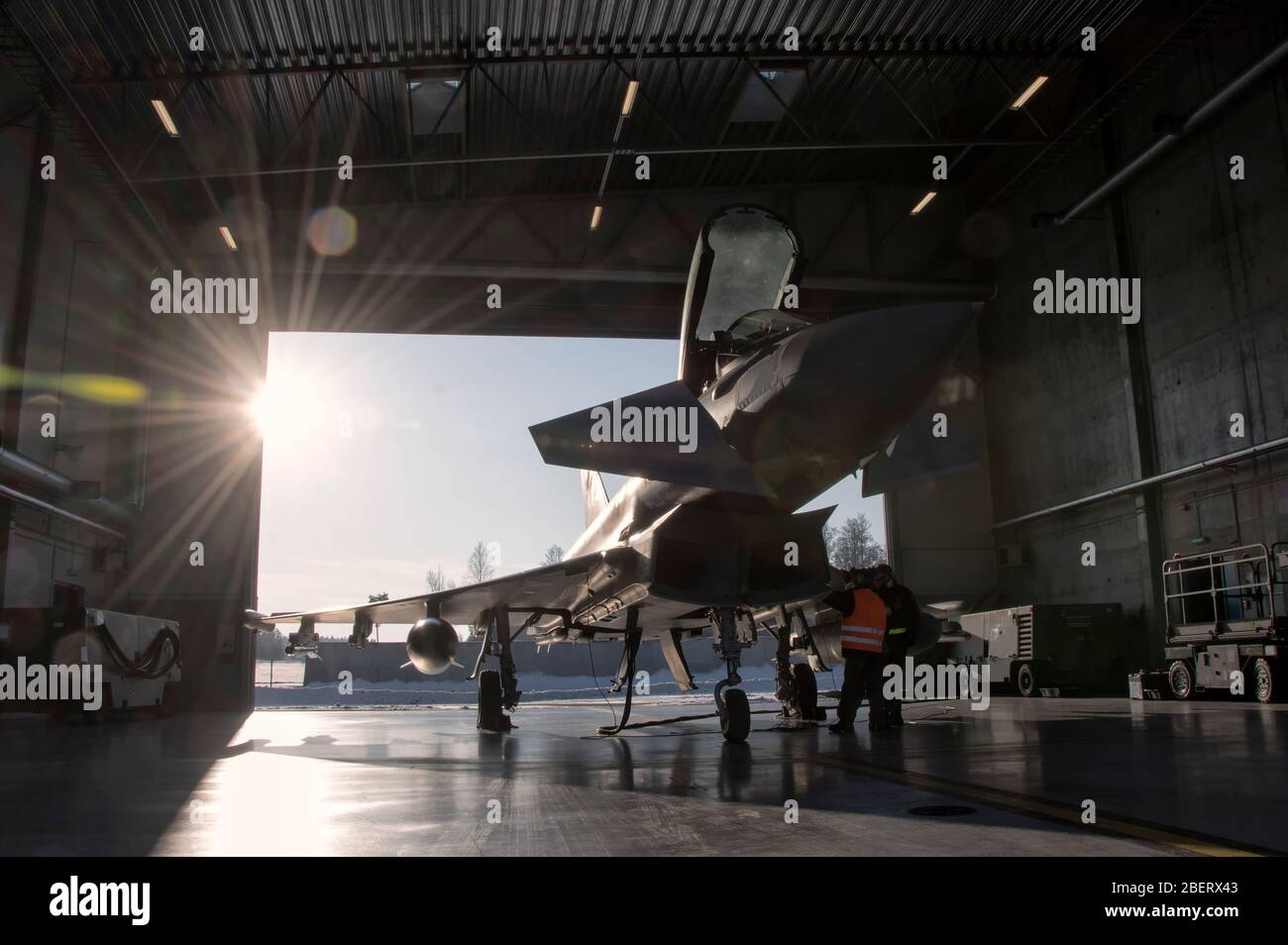 Italian Air Force Eurofighter Typhoon during NATO Baltic Air Policing ...