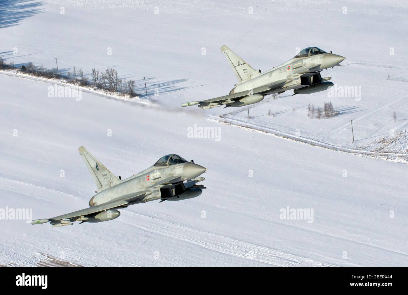 Italian Air Force Eurofighter Typhoon during NATO Baltic Air Policing ...