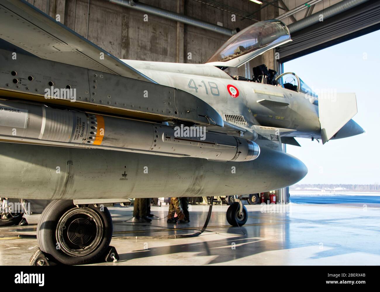 Italian Air Force Eurofighter Typhoon during NATO Baltic Air Policing ...