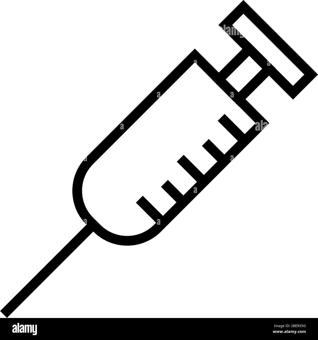 syringe icon vector outline design Stock Vector Image & Art - Alamy