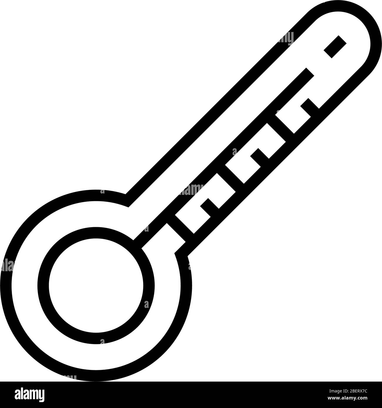 thermometer icon vector outline design Stock Vector Image & Art - Alamy
