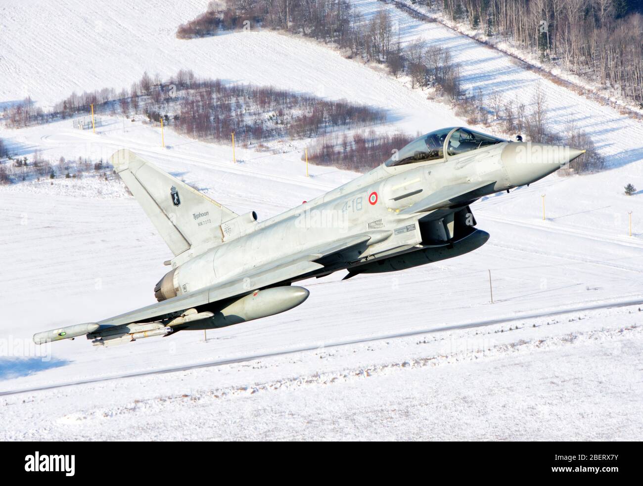Italian Air Force Eurofighter Typhoon during NATO Baltic Air Policing ...