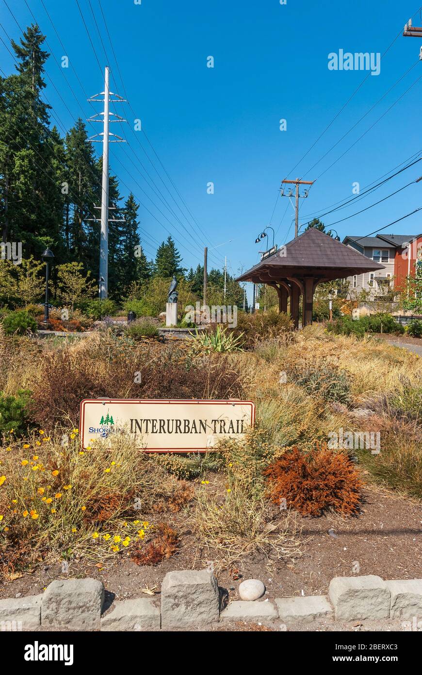 Richmond Highlands-Shoreline Interurban Trail area in Shoreline ...