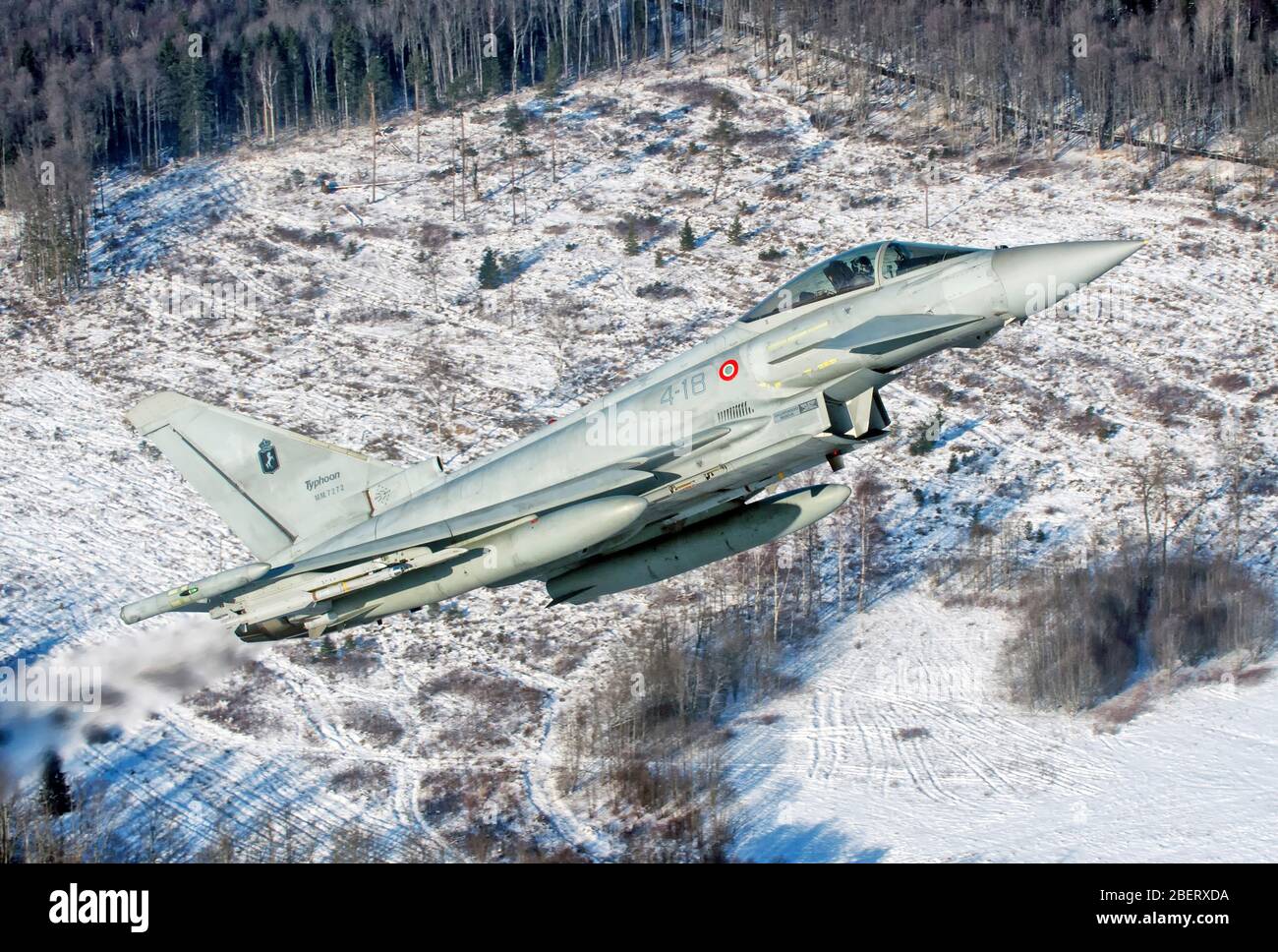 Italian Air Force Eurofighter Typhoon during NATO Baltic Air Policing ...