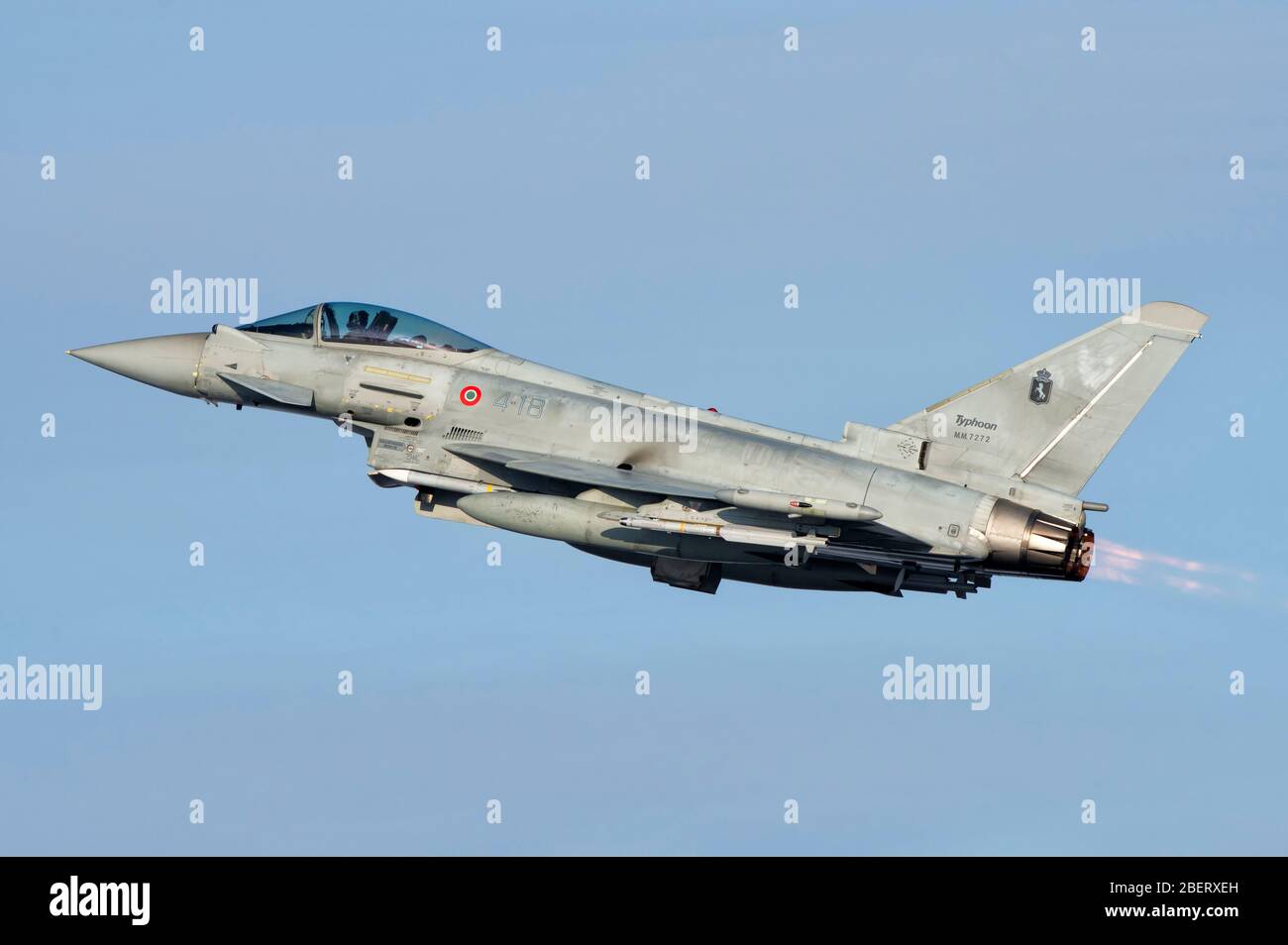 Italian Air Force Eurofighter Typhoon during NATO Baltic Air Policing ...