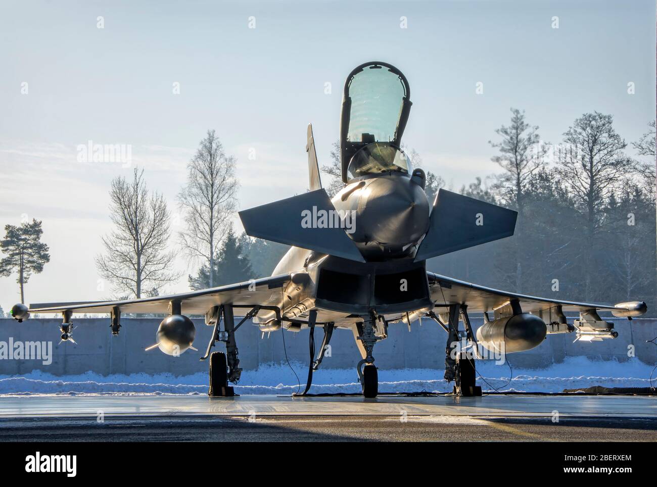 Italian Air Force Eurofighter Typhoon during NATO Baltic Air Policing ...