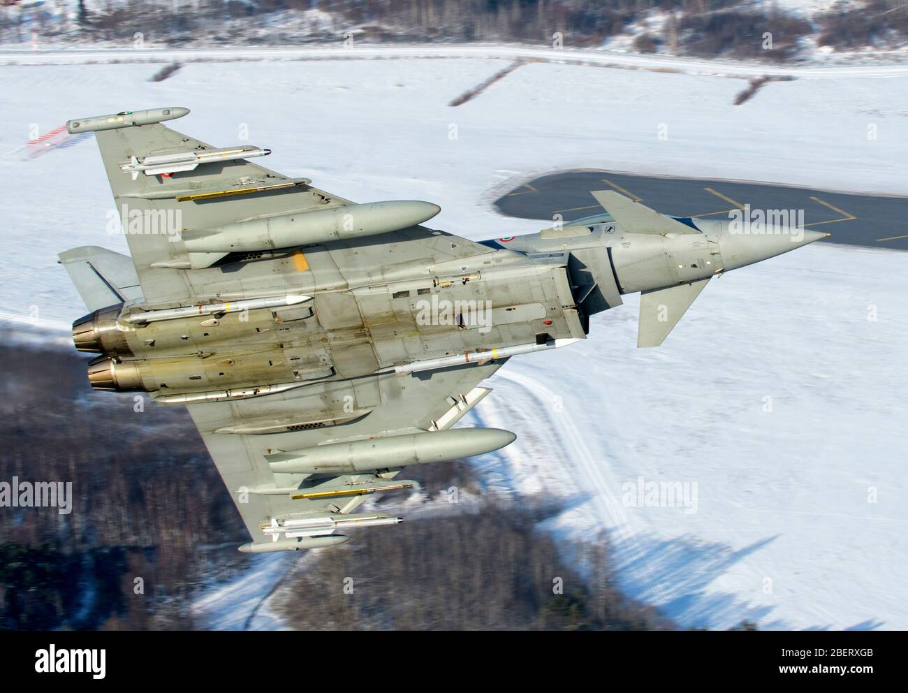 Italian Air Force Eurofighter Typhoon during NATO Baltic Air Policing ...