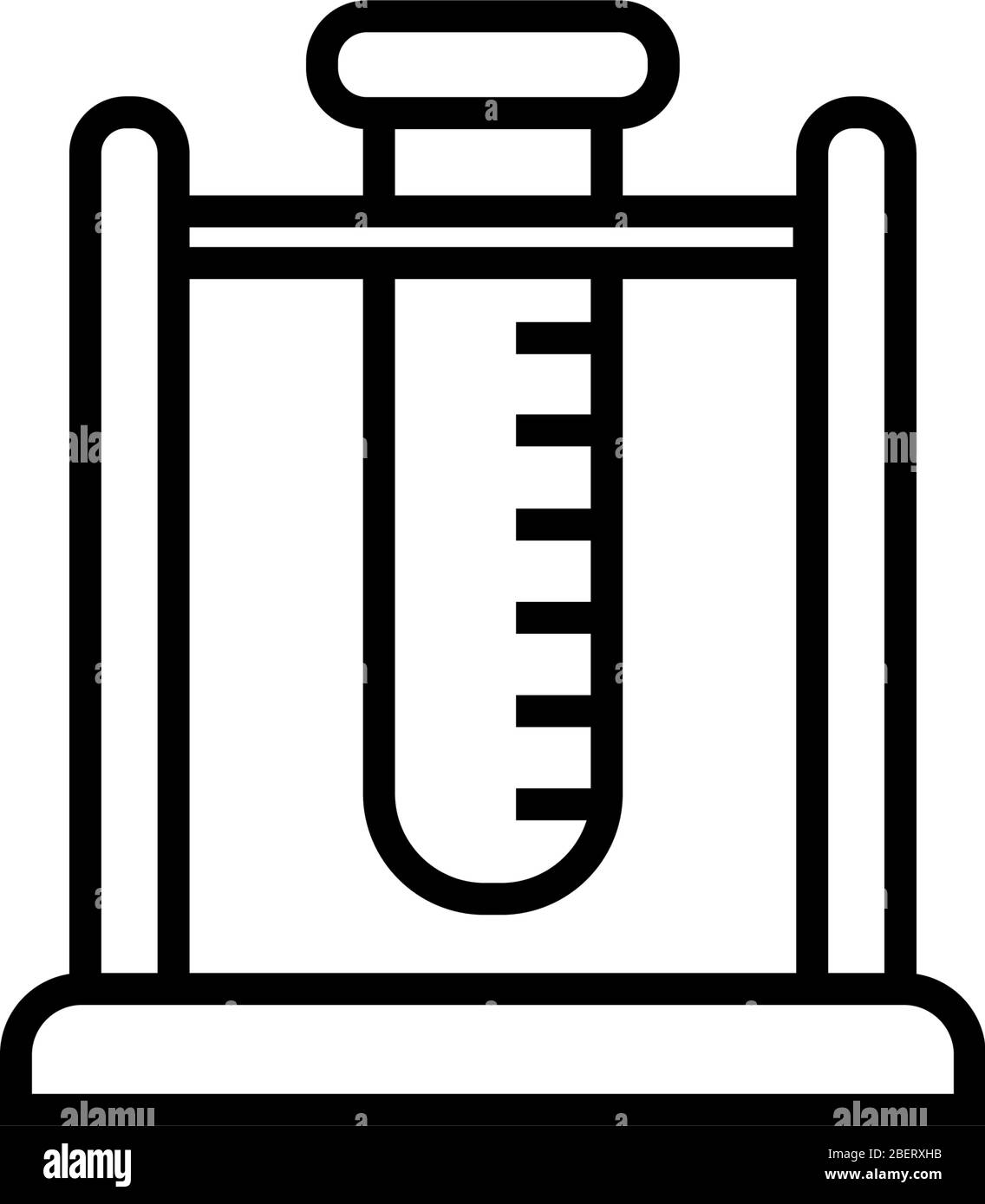 test tube icon vector outline design Stock Vector Image & Art - Alamy