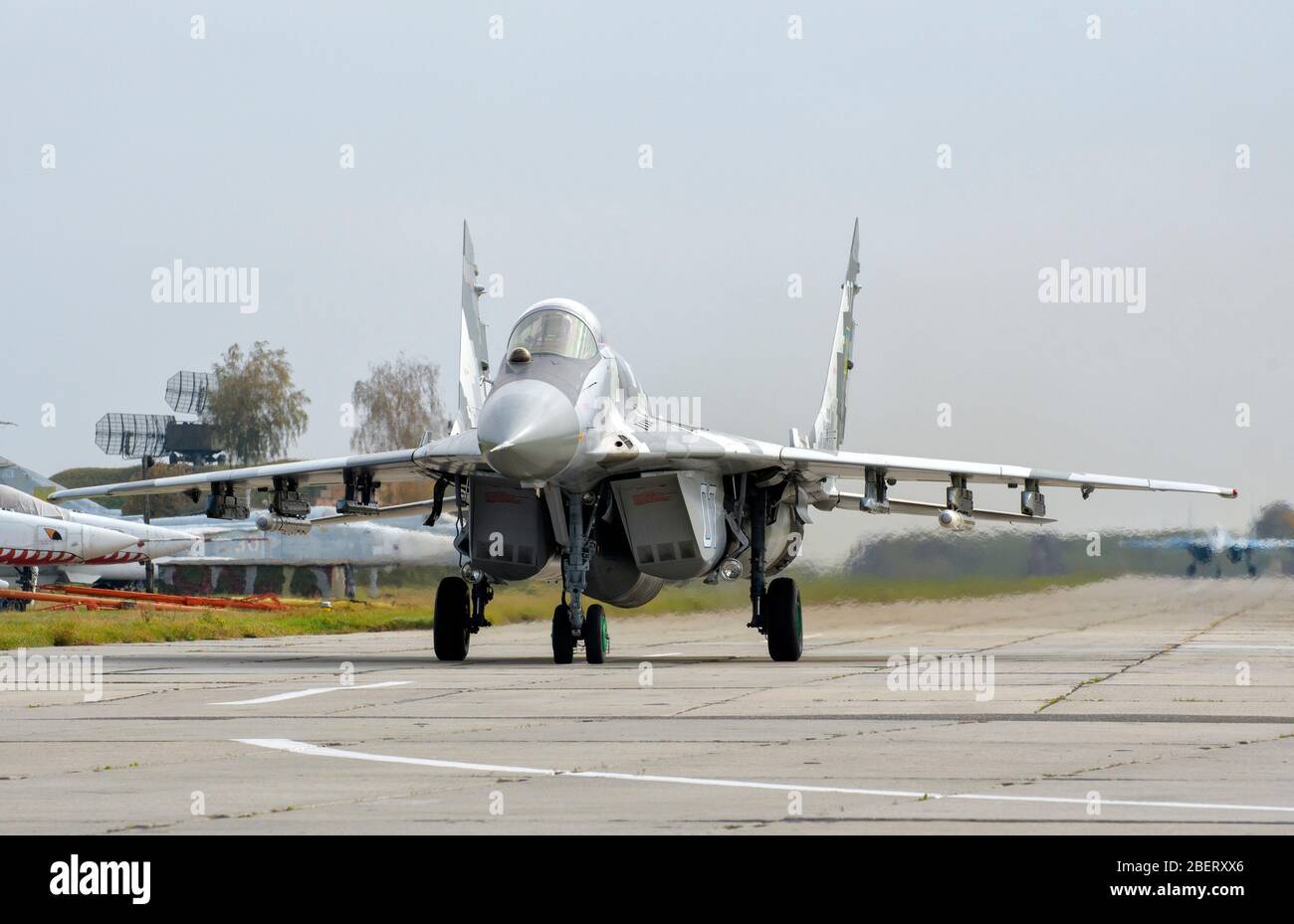 Ukrainian Air Force MiG-29 during Exercise Clear Sky in Ukraine Stock ...