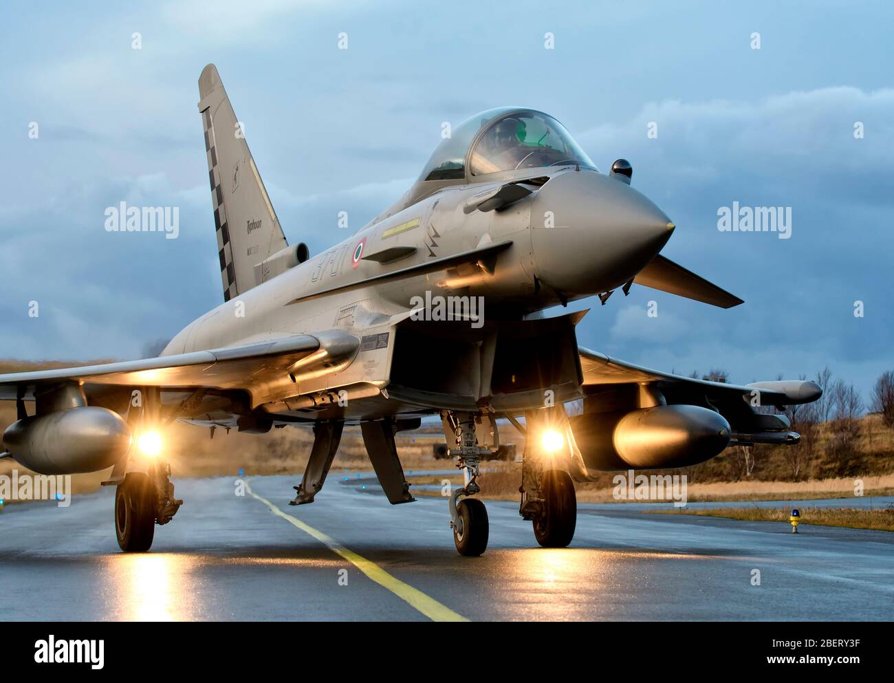 Italian Air Force Eurofighter Typhoon Stock Photo - Alamy
