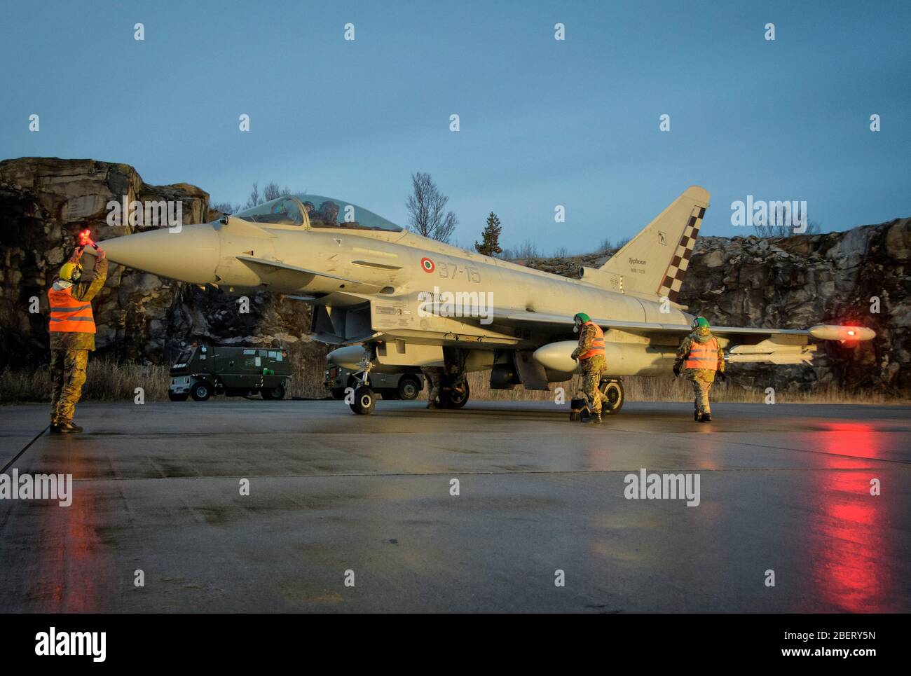 Italian Air Force Eurofighter Typhoon Stock Photo - Alamy