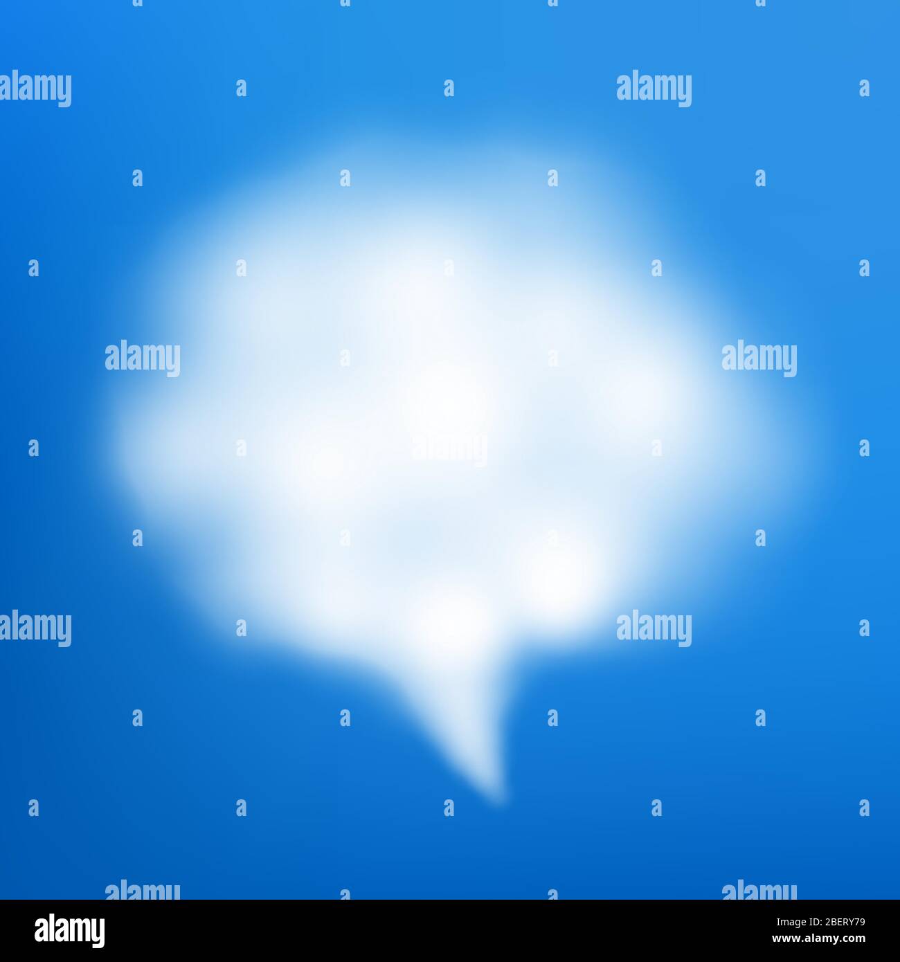 Postcard blue sky cloud Stock Vector Images - Alamy