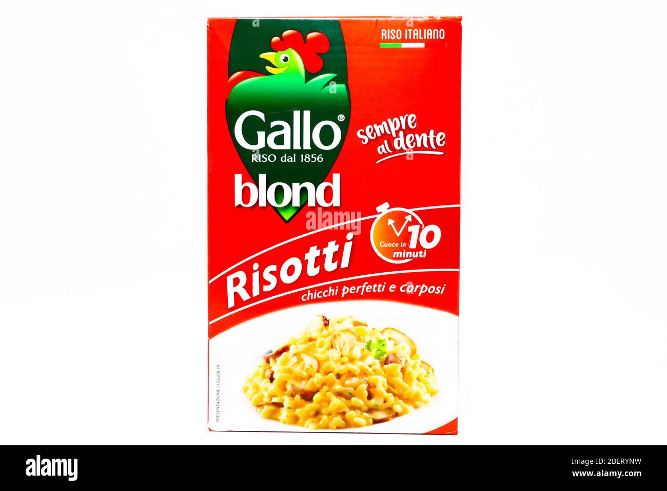 Italian long grain parboiled RICE produced by RISO GALLO S.p.A Stock ...