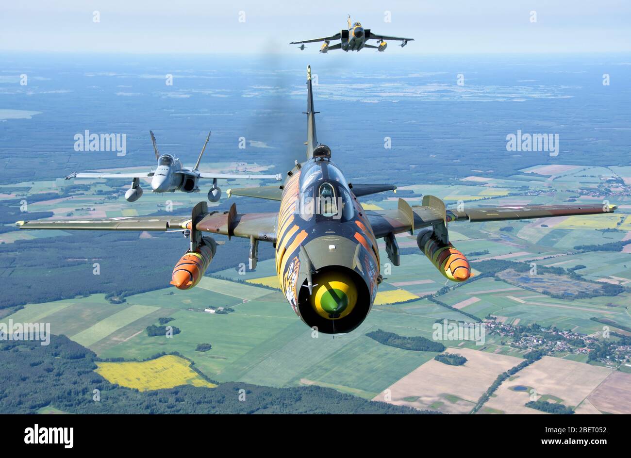 Mix formation of jets during Exercise NATO Tiger Meet 2018, Poland ...
