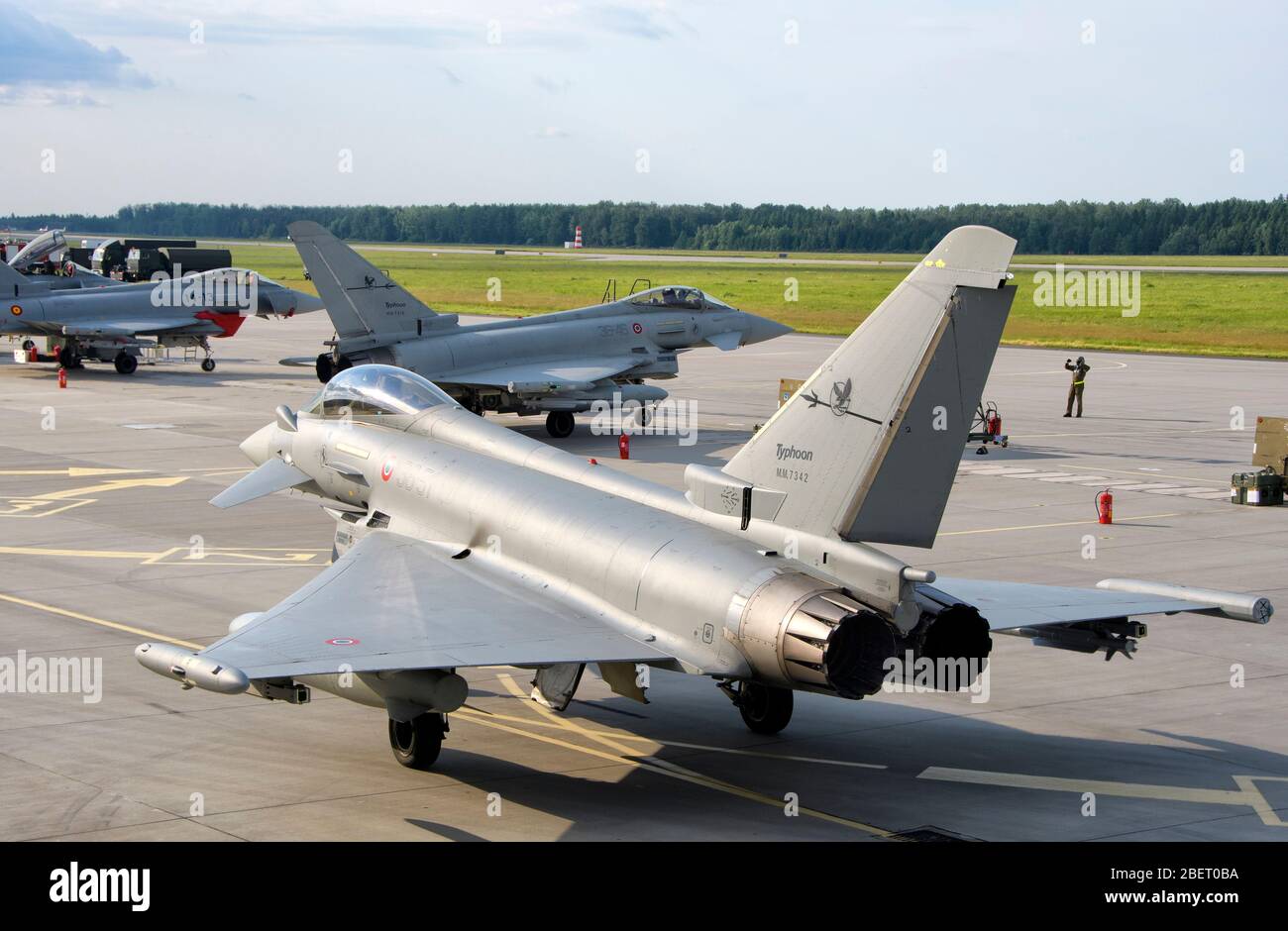 Italian Air Force Eurofighter during Exercise NATO Tiger Meet Stock ...