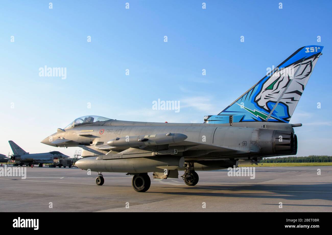 Italian Air Force Eurofighter Stock Photo - Alamy