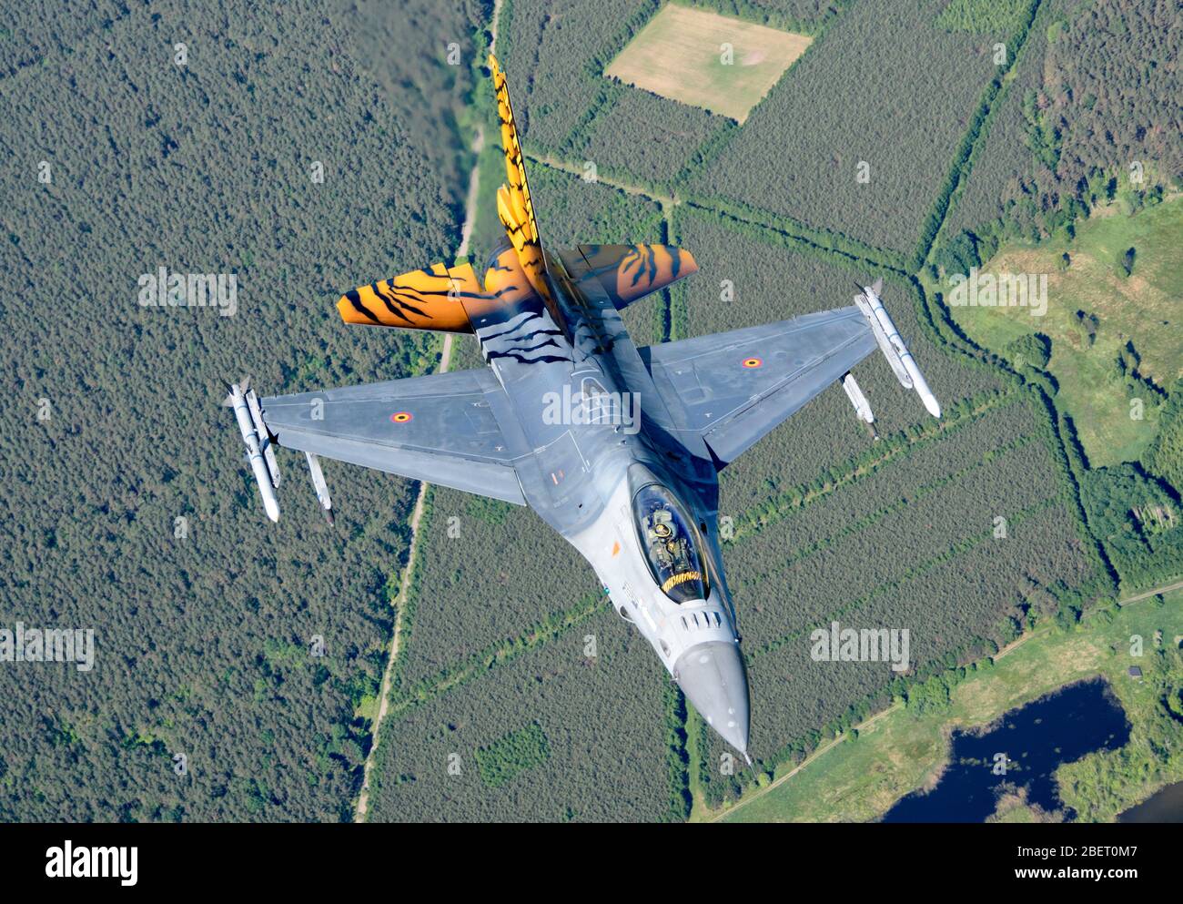 Belgian Air Force F-16 during Exercise NATO Tiger Meet 2018, Poland ...