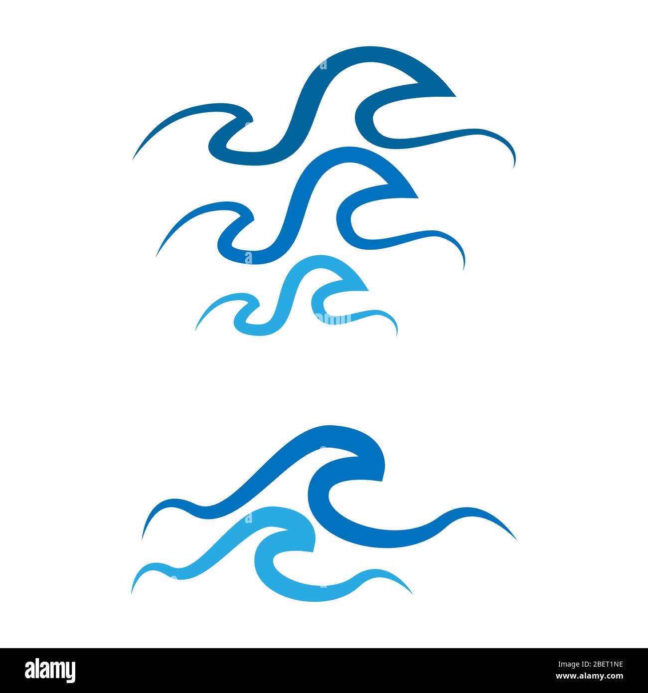 water wave vector template illustration Stock Vector Image & Art - Alamy