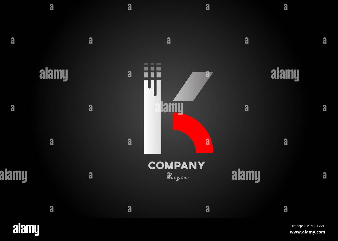 K media logo Stock Vector Images - Alamy