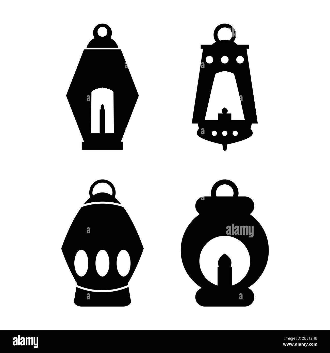 islamic lantern icon vector template illustration Stock Vector Image & Art - Alamy