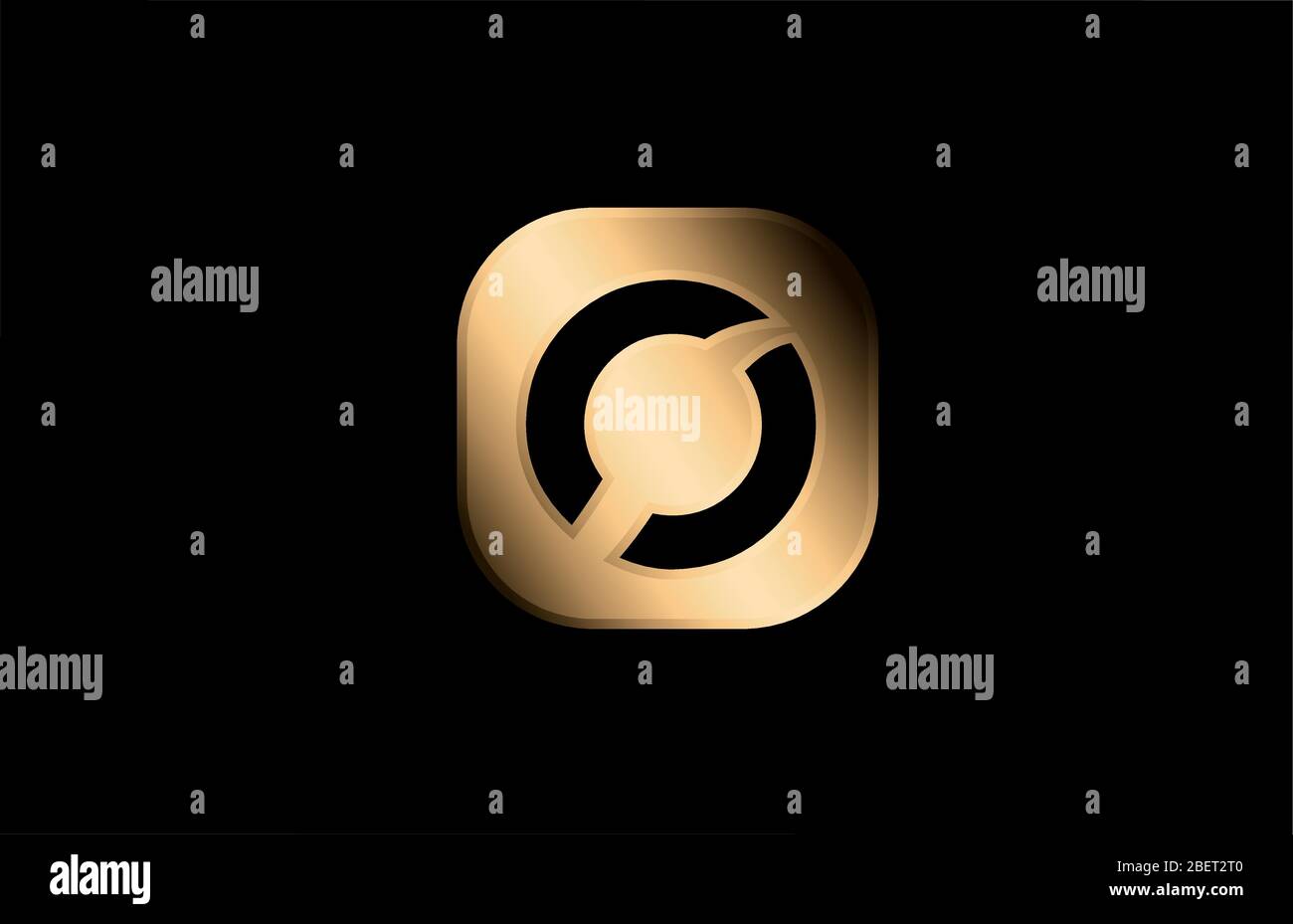 Letter o metal Stock Vector Images - Alamy