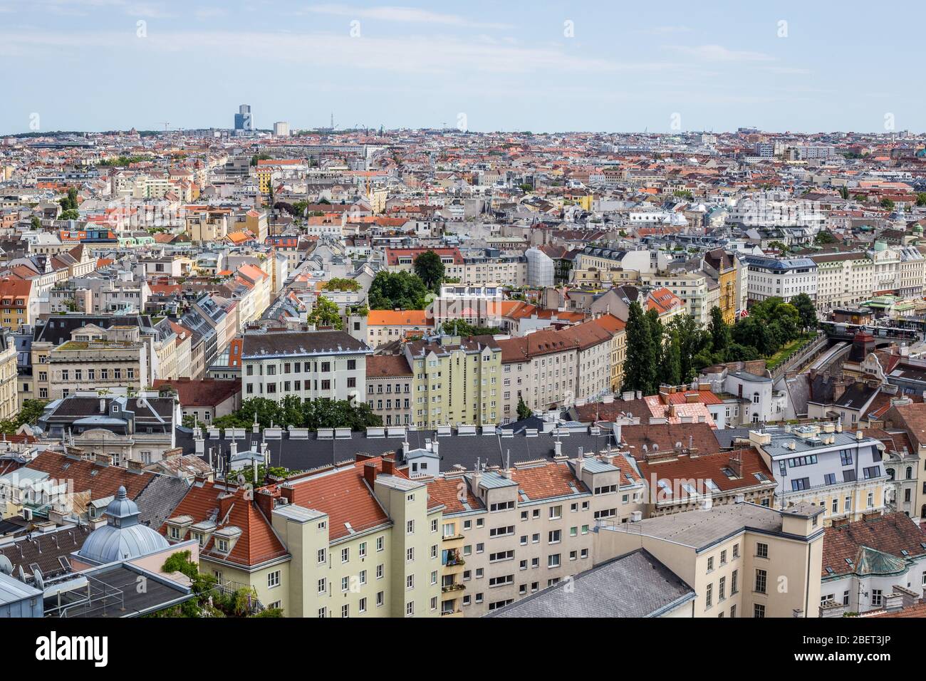 Aerial panoramic skyline traditional houses hi-res stock photography ...