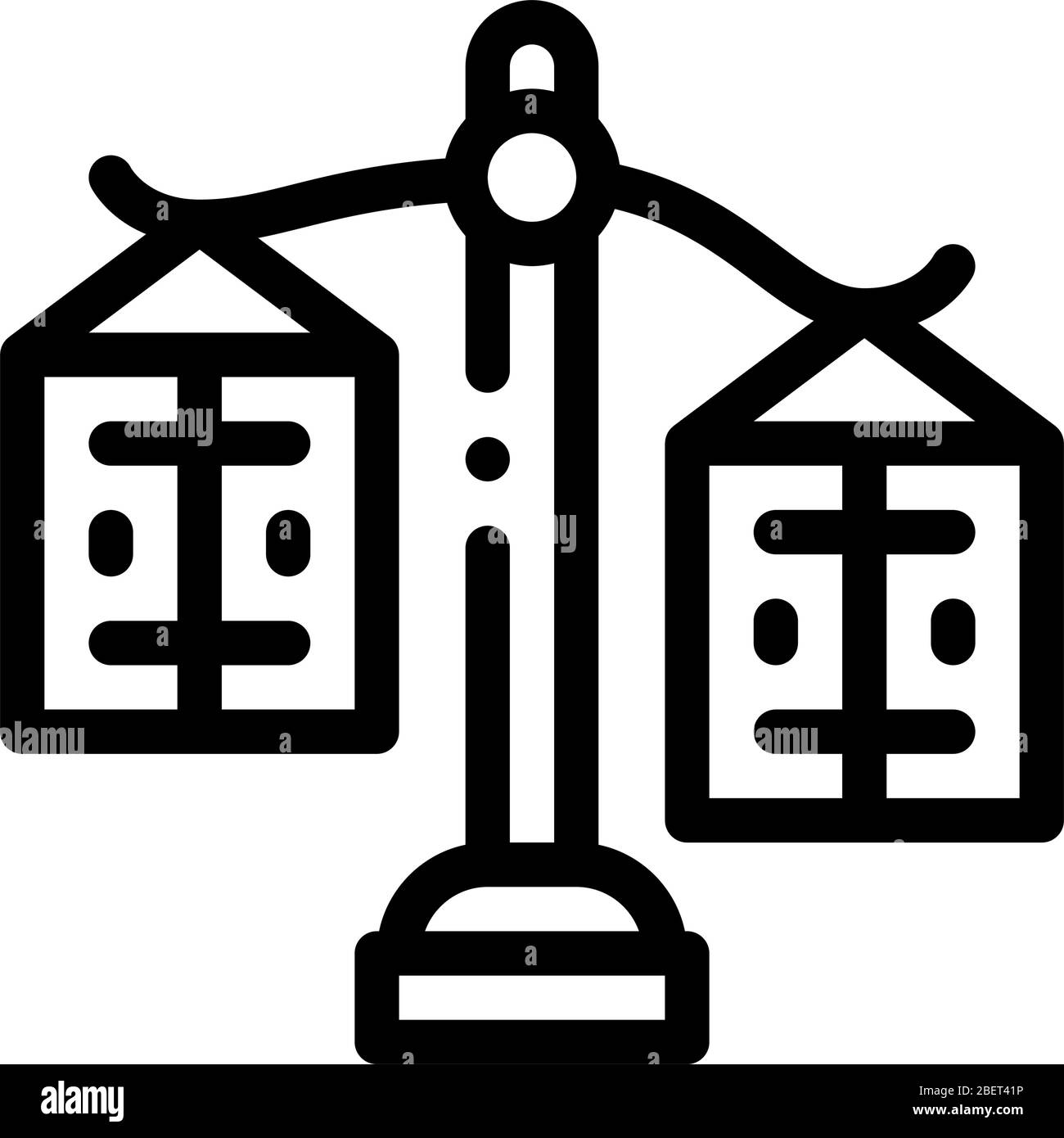 significance preponderance of different products icon vector outline ...
