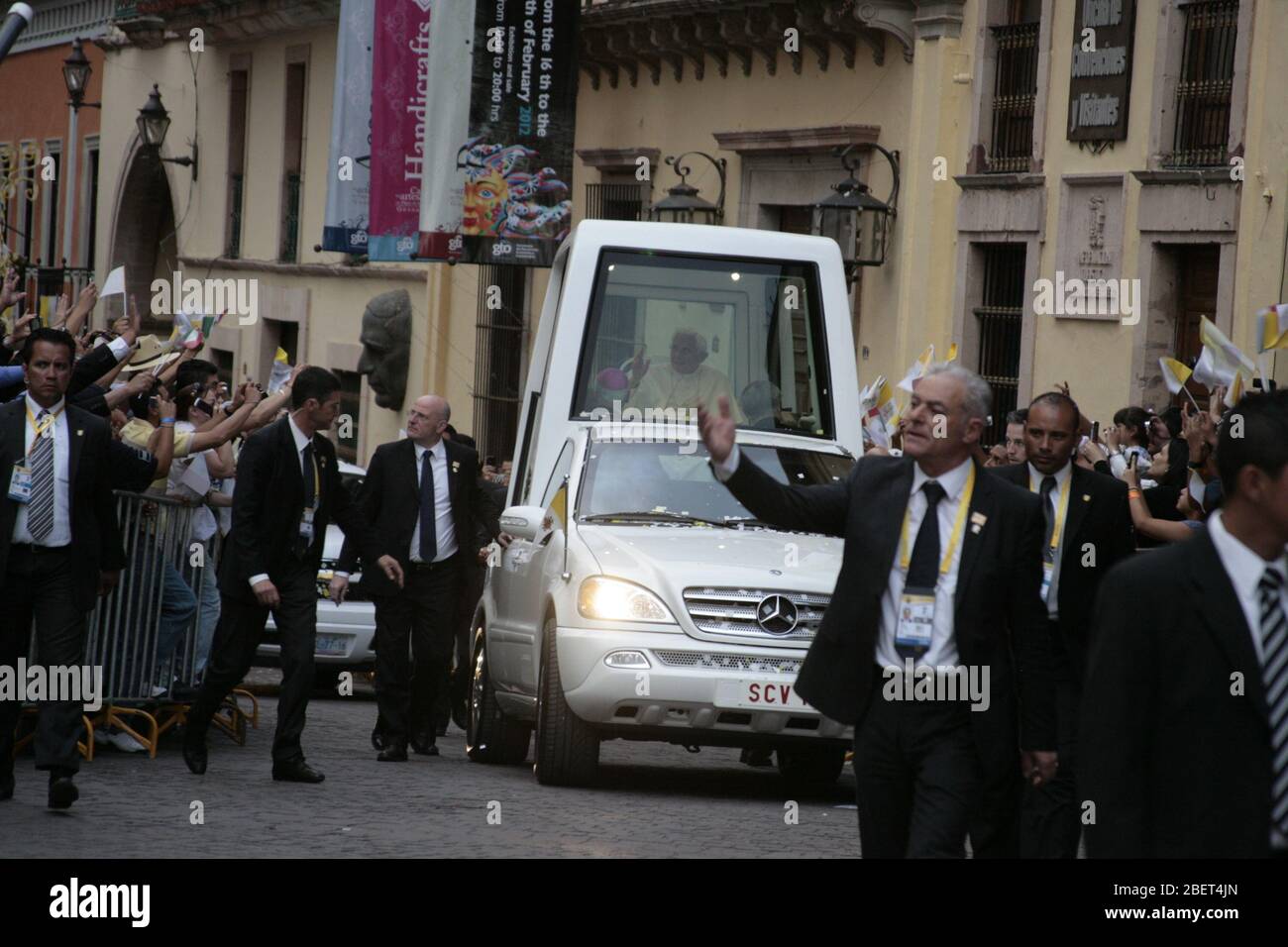 Pope Benedict visited some places in Guanajuato in his first stay on ...